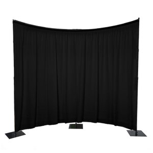 3 Pc Set | 11ft X 13ft Height Adjustable Curved Backdrop Stand ...