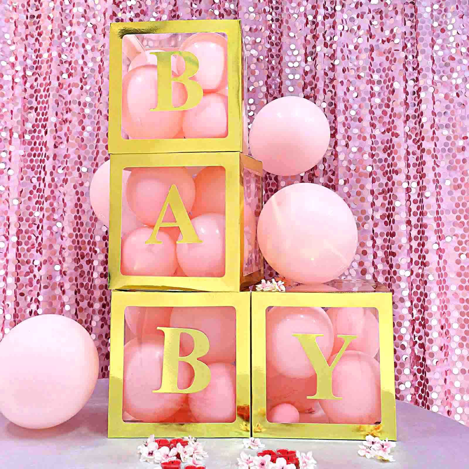 2pcs Transparent DIY Balloon Boxes Baby Shower Party | Etsy