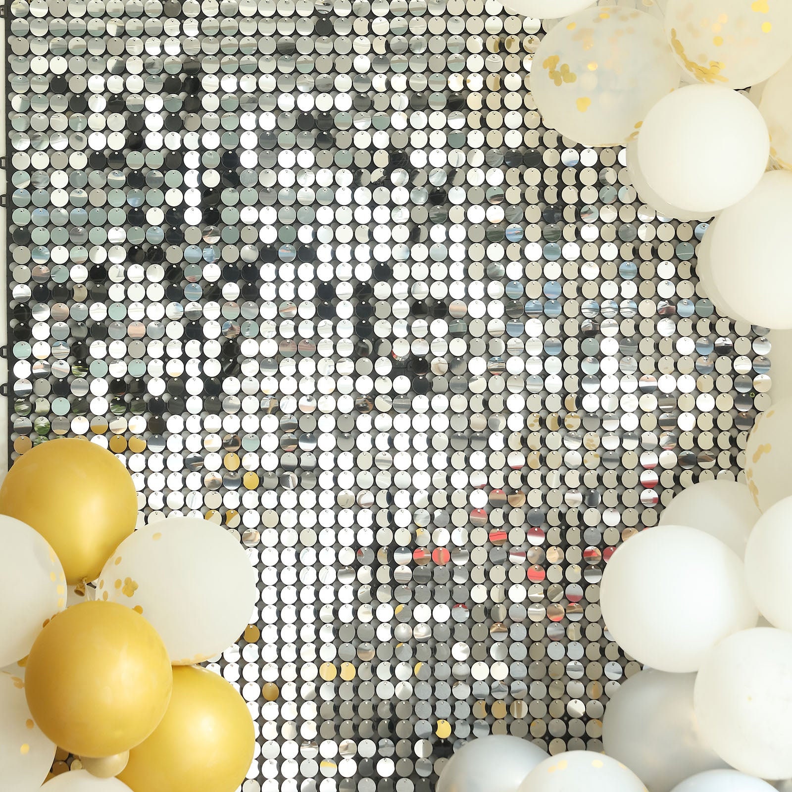 10 Sequin Panels for Backdrop by Blush Blooms Decor Silver | Etsy