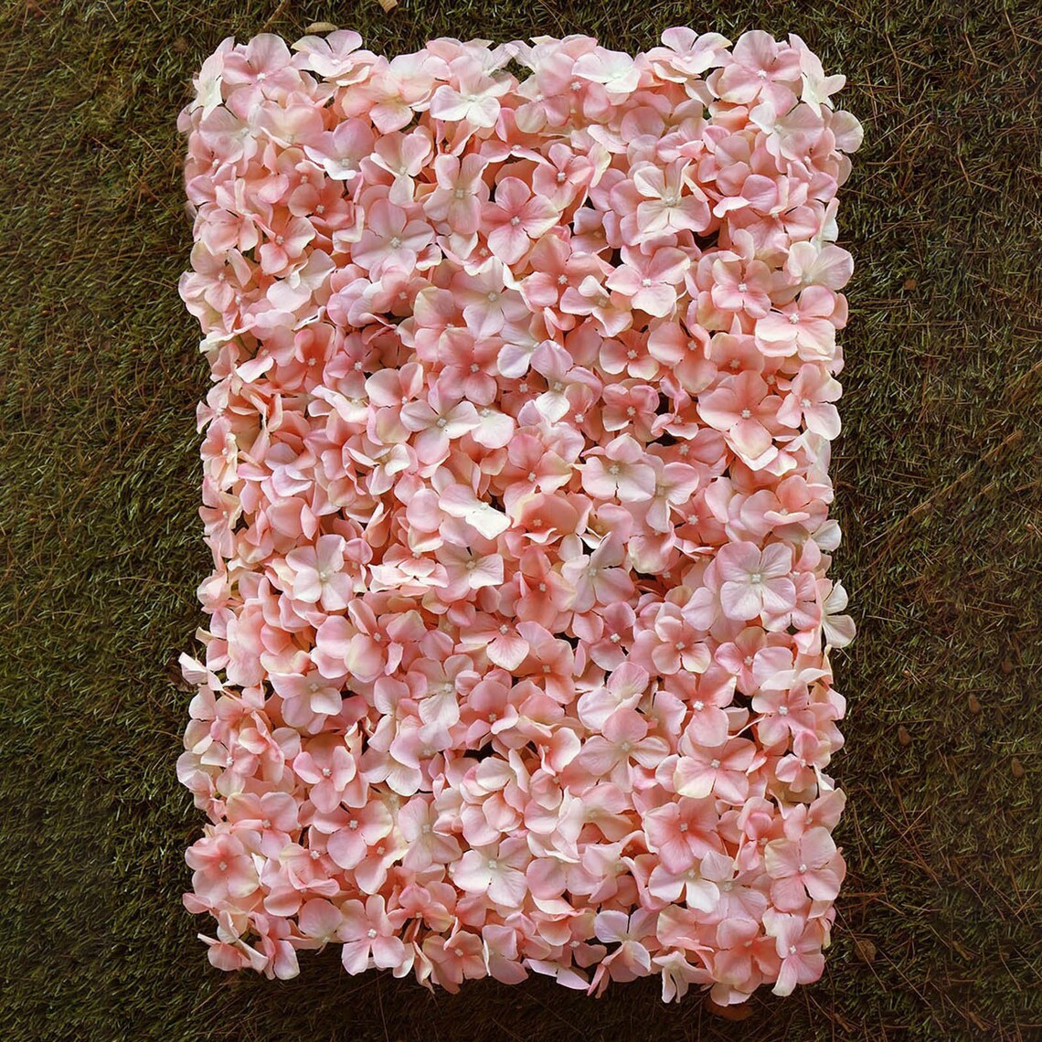 11 Sq Ft 4 Panels Blush Hydrangea Flower Wall Panel for - Etsy