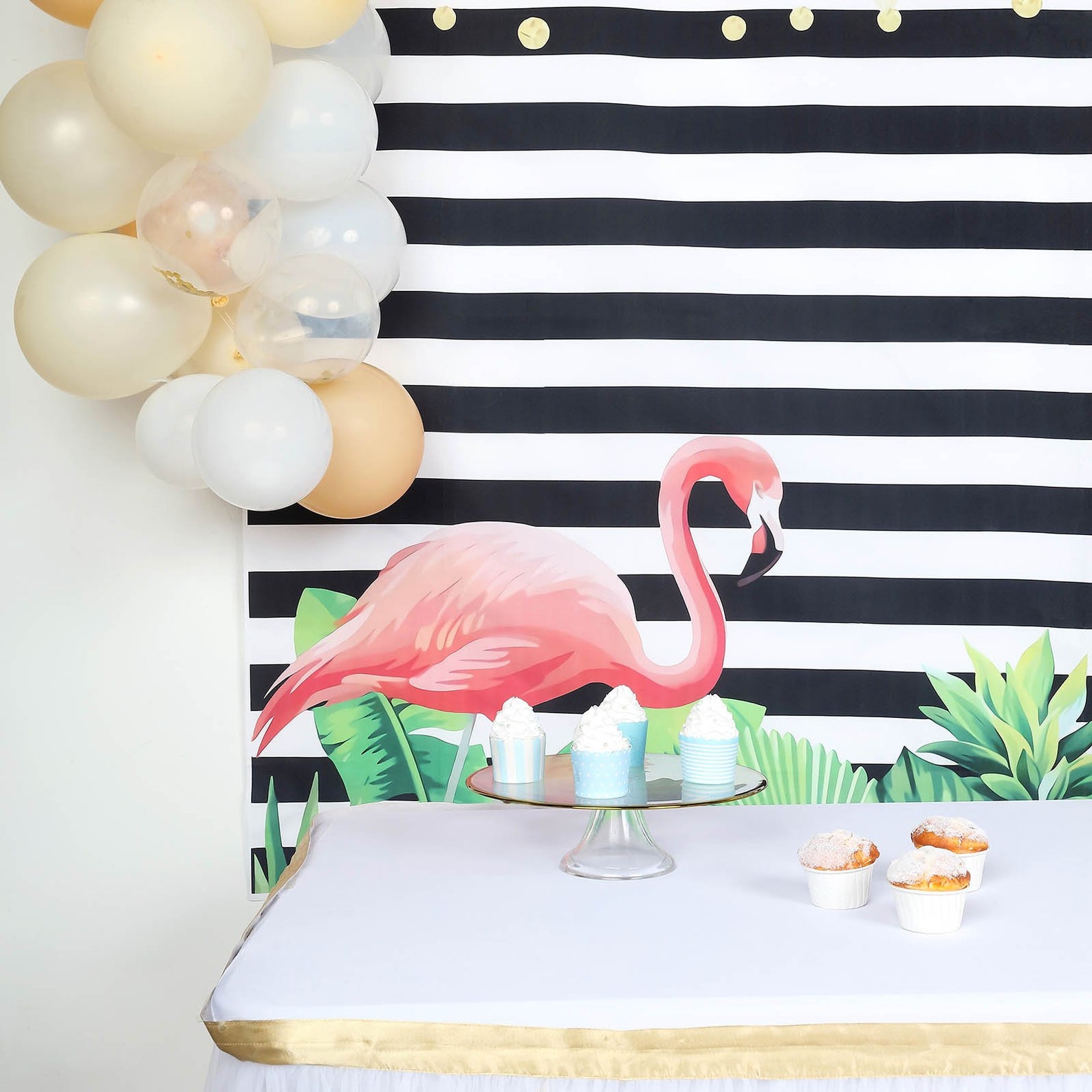 5ftx7ft Pink Flamingo Vinyl Backdrop Photo Booth Backdrop - Etsy