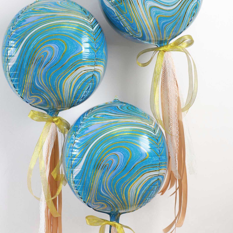Marble Balloons - Etsy