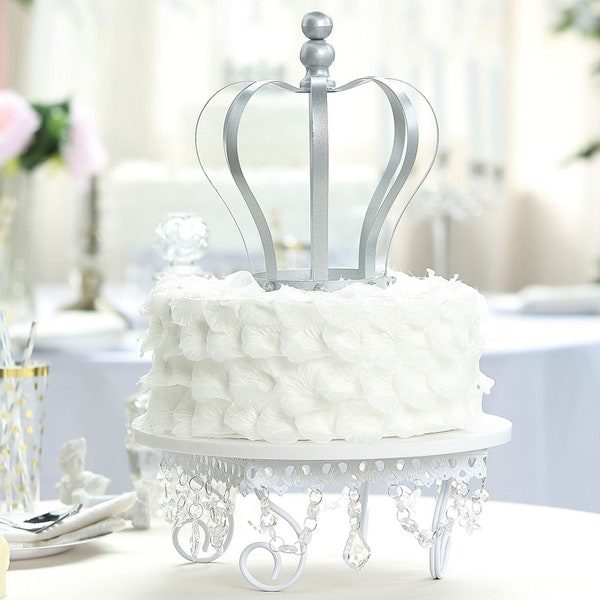 Silver Cake Topper - Etsy