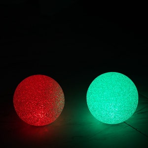 6" Color Changing Portable Led Ball Lights, Led Orbs, Led Centerpiece ...