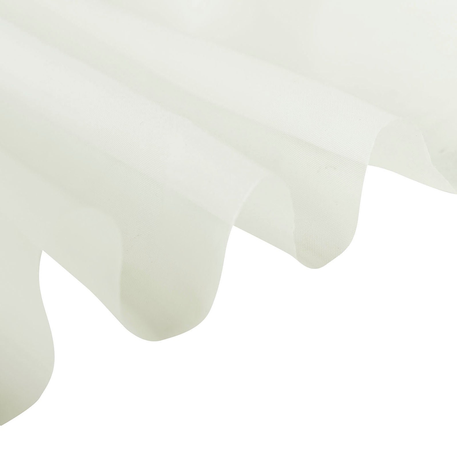 5ftx14ft Premium Ivory Chiffon Curtain Panel Backdrop With Rod - Etsy