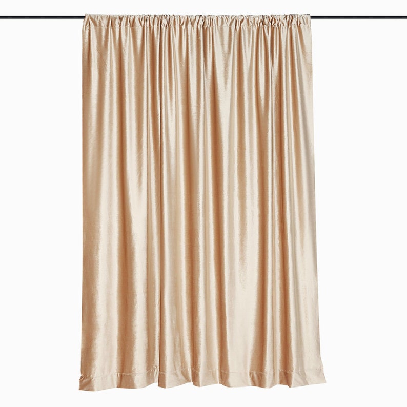 Chanpagne Velvet Backdrop Photo Booth Backdrop Velvet Curtain | Etsy
