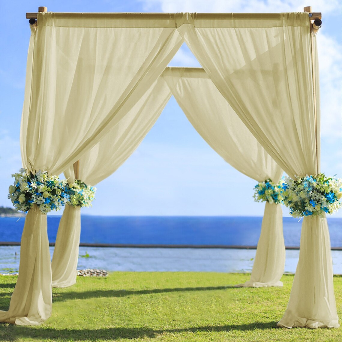 5ftx14ft Wedding Arch Fabric Drape Draping Fabric for Wedding - Etsy