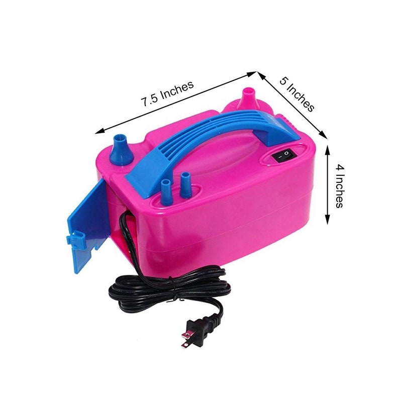 600W Dual Nozzle Electric Balloon Pump Air Blower Balloon Inflator - Etsy