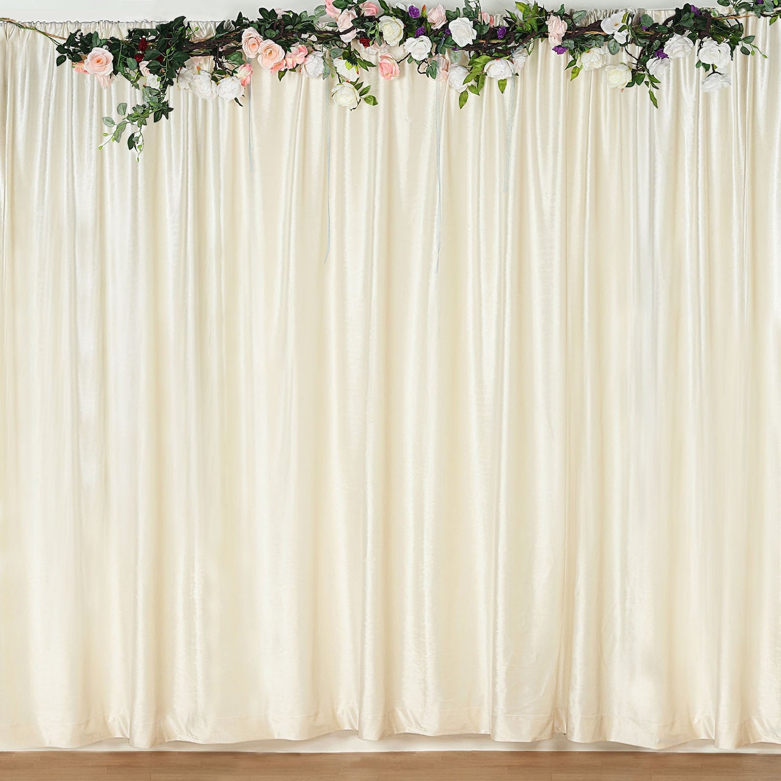 Ivory Velvet Backdrop Photo Booth Backdrop Velvet Curtain - Etsy