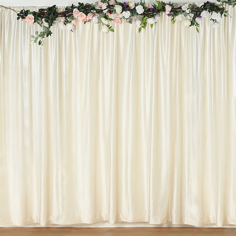 Ivory Velvet Backdrop Photo Booth Backdrop Velvet Curtain - Etsy