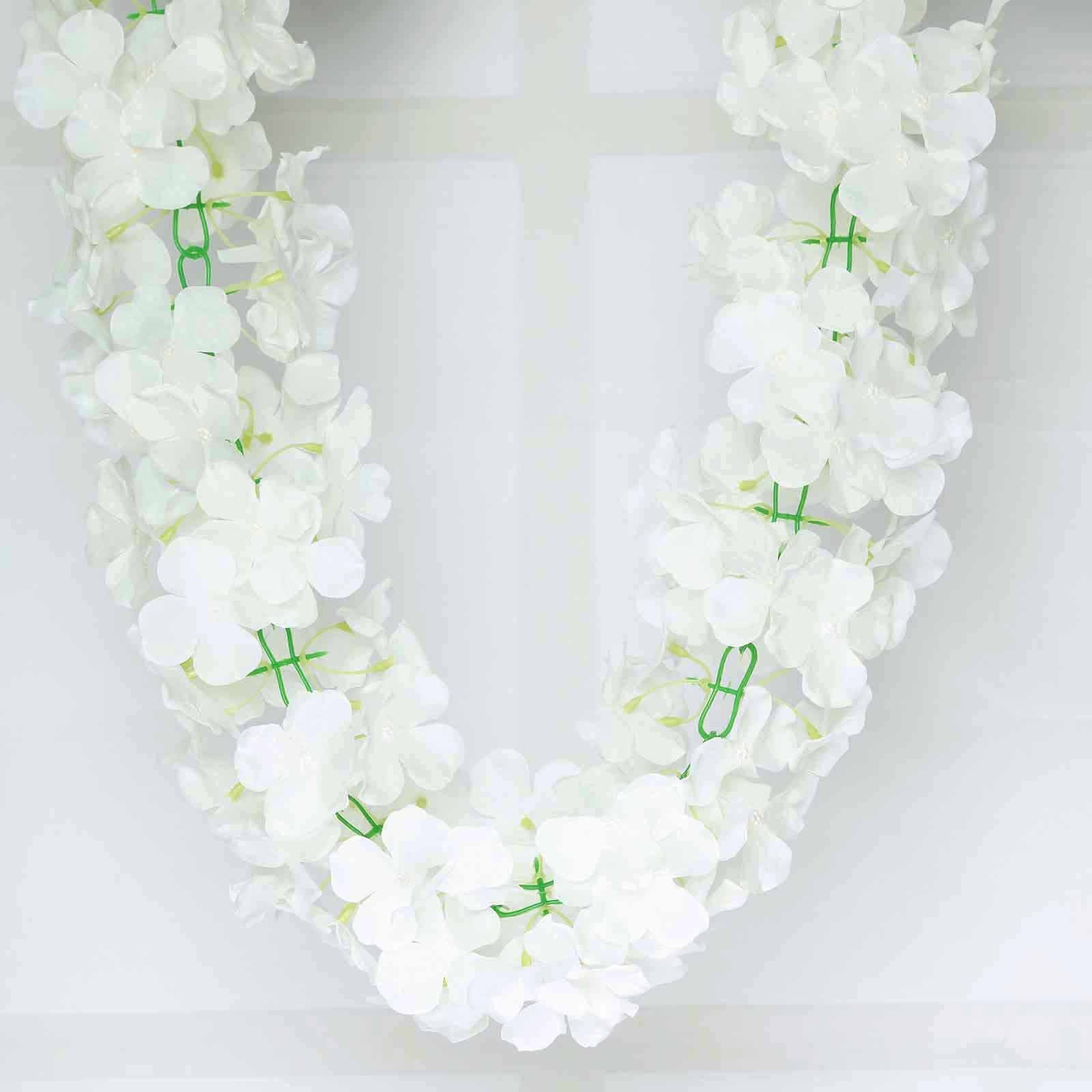 7FT Silk Hydrangea Flower Garland Artificial Hydrangea - Etsy