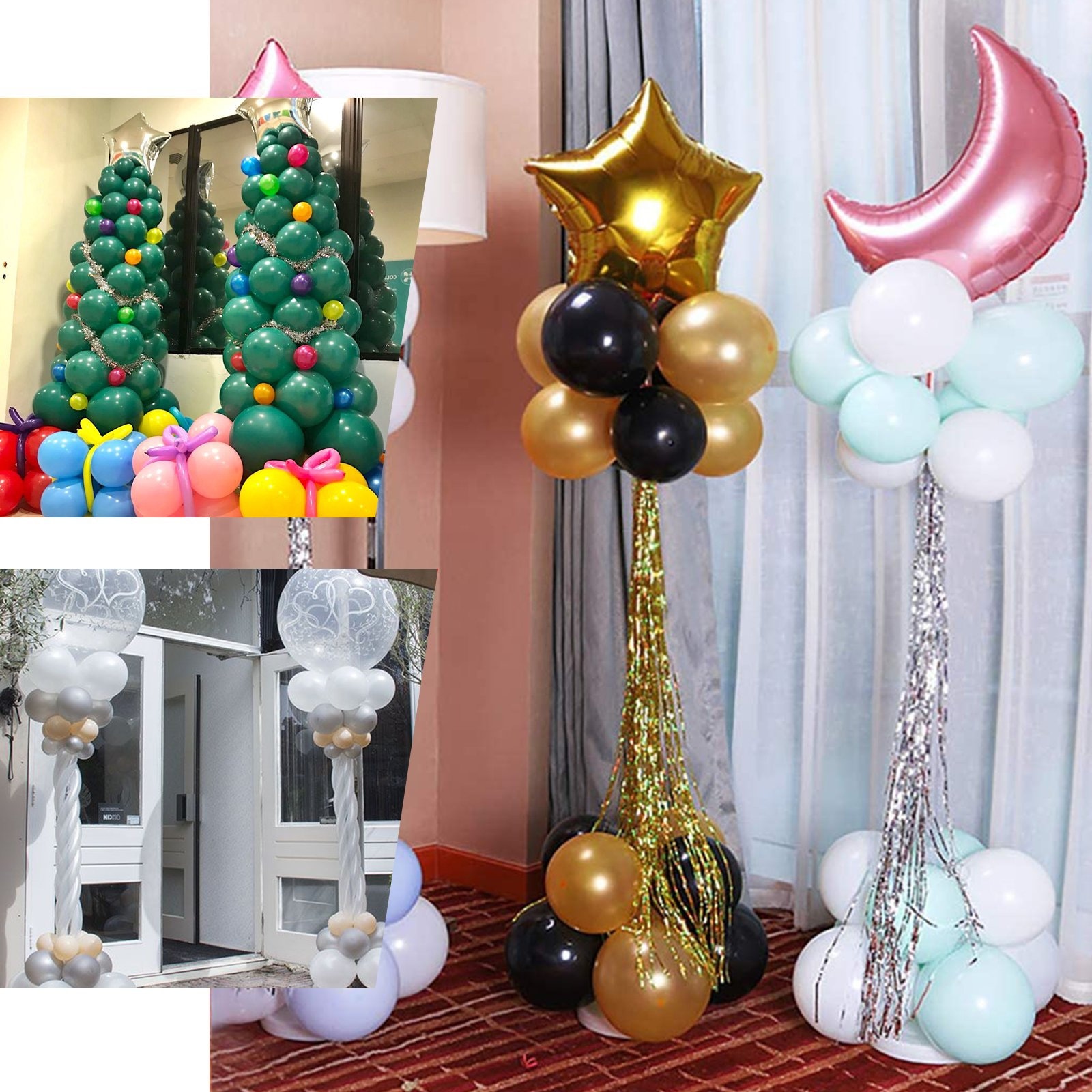 Set of 2 8FT Balloon Columns Balloon Pillars Stand Kit - Etsy