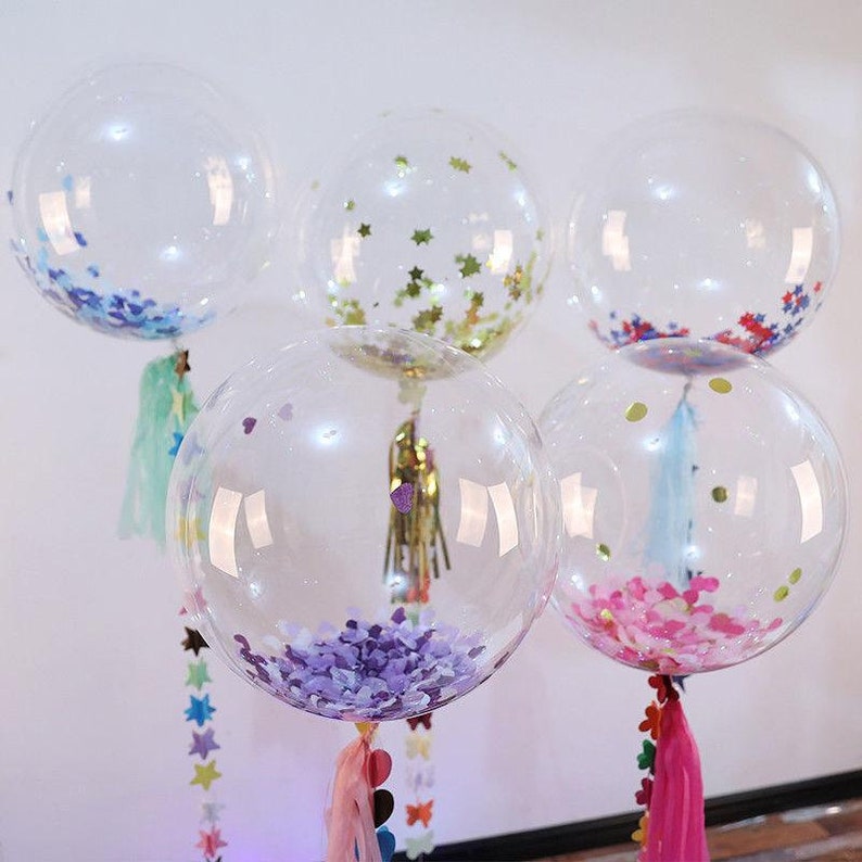 10 Pack 16 Clear Bubble Balloons Transparent - Etsy