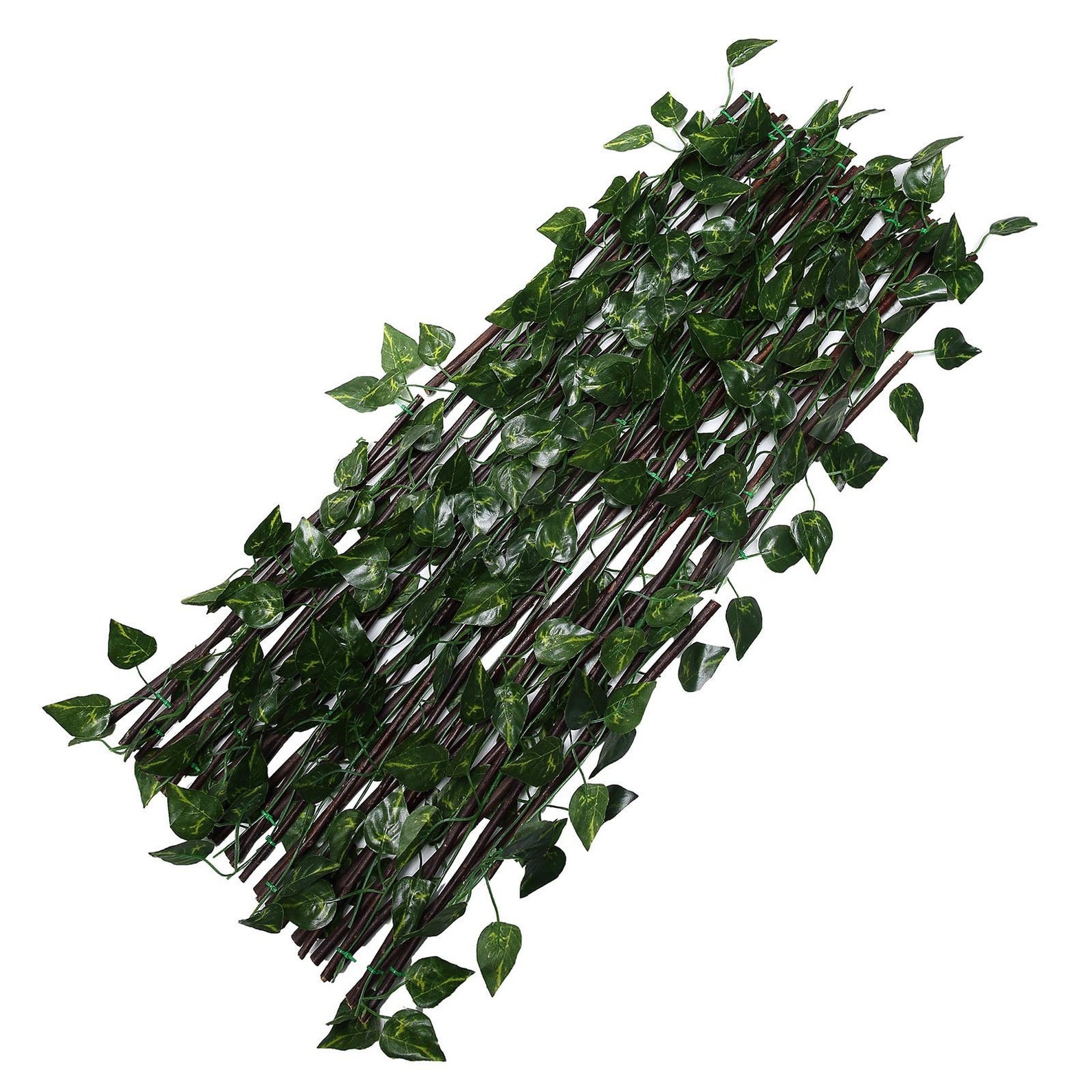 Artificial Expandable Faux Ivy Fence Privacy Screen, Lattice ...