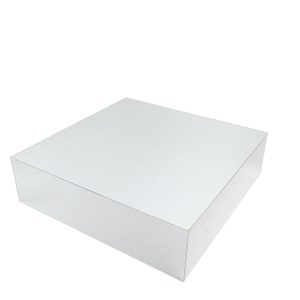 18"x18" | Silver Acrylic Cake Box Stand, Mirror Finish Display Box ...