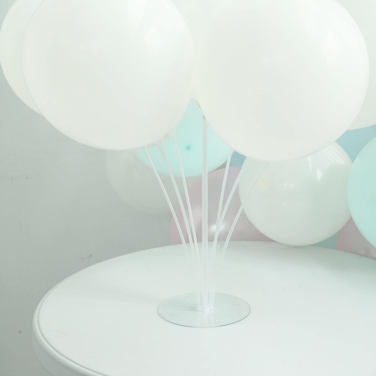 Set of 2 30 Clear Balloon Stand Kit Table Balloon - Etsy