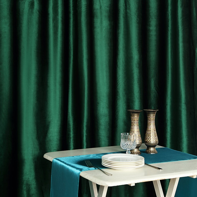 Hunter Green Velvet Backdrop Photo Booth Backdrop Velvet | Etsy