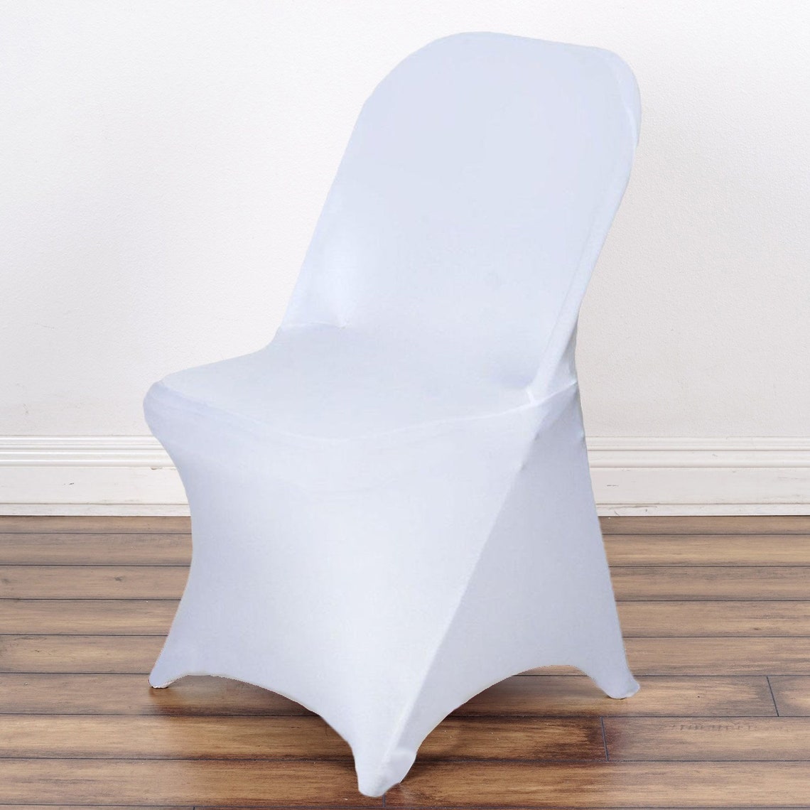 White Spandex Stretch Folding Chair Cover - Etsy