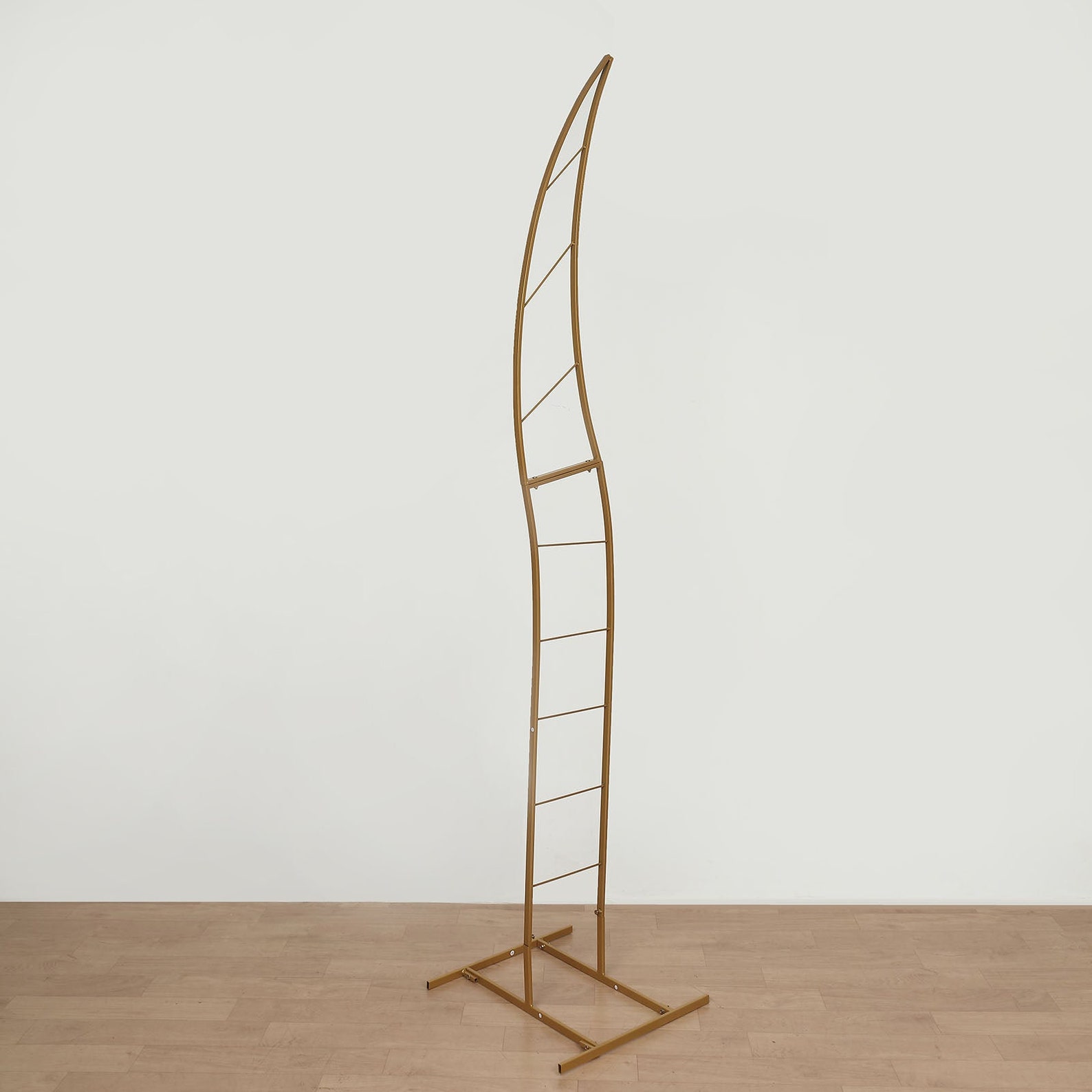 8ft Gold Metal Curved Wedding Aisle Stand Flower Arch Frame - Etsy