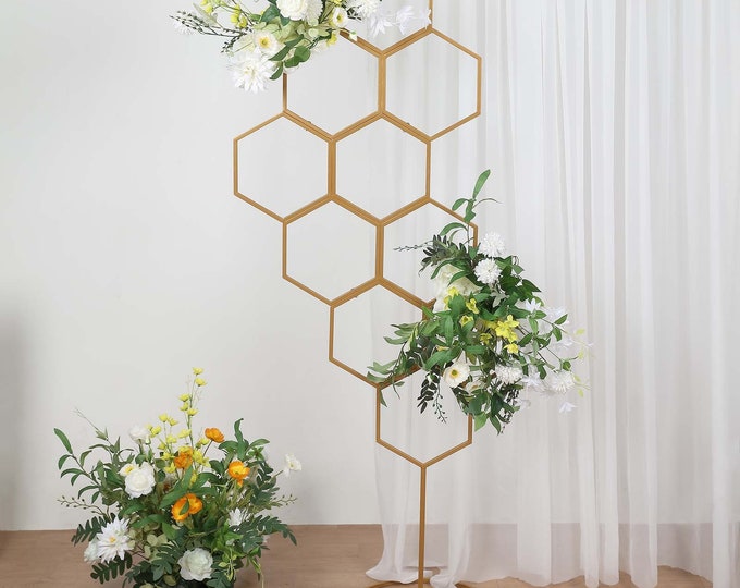 Honeycomb Display Shelf 3D Printed Hexagonal Display Shelf Rock and ...