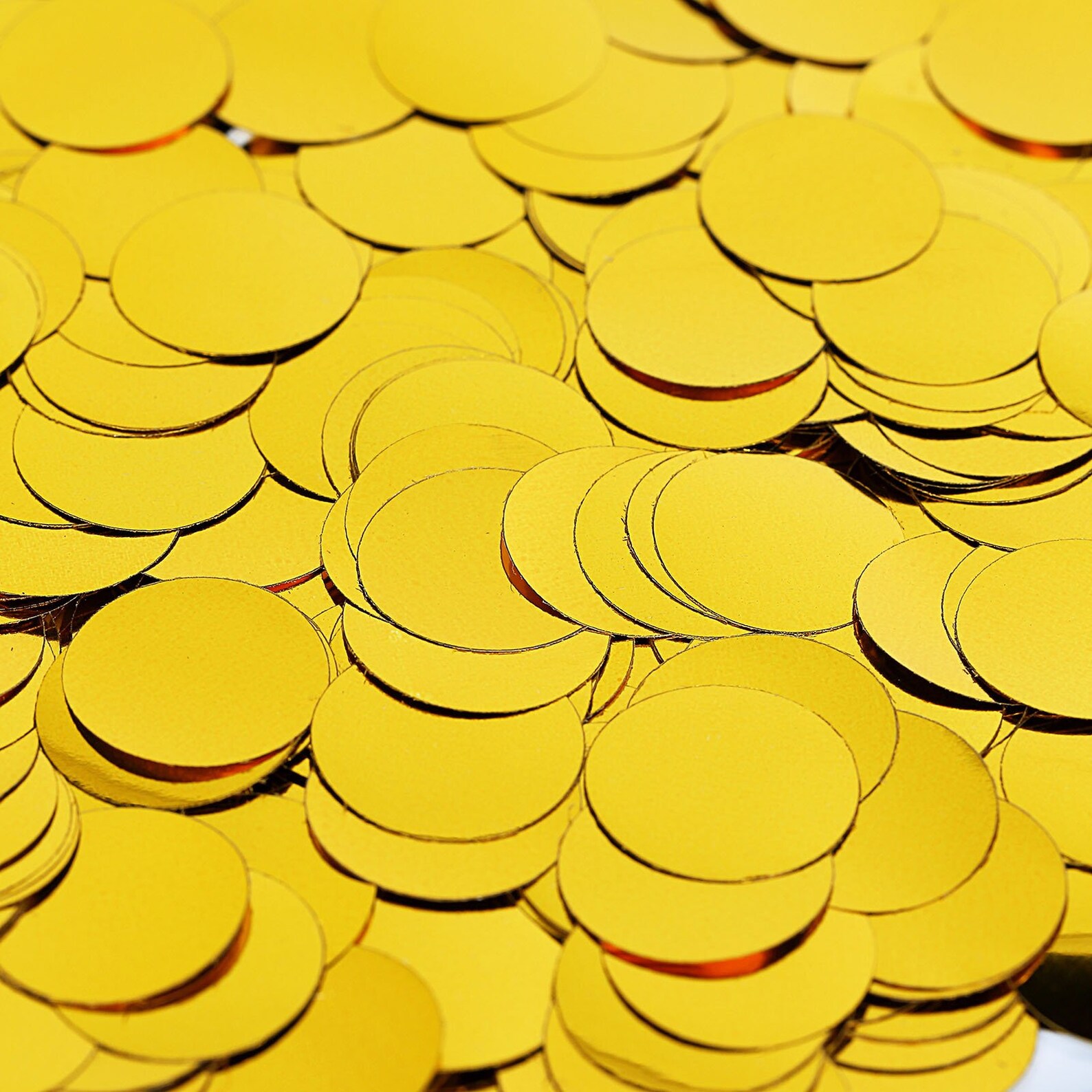 18 Grams | Gold Round Foil Metallic Table Confetti Dots, Balloon ...