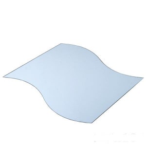Set of 4 | 12" Wave Glass Mirrors, Decorative Mirrors, Wave Mirrors ...