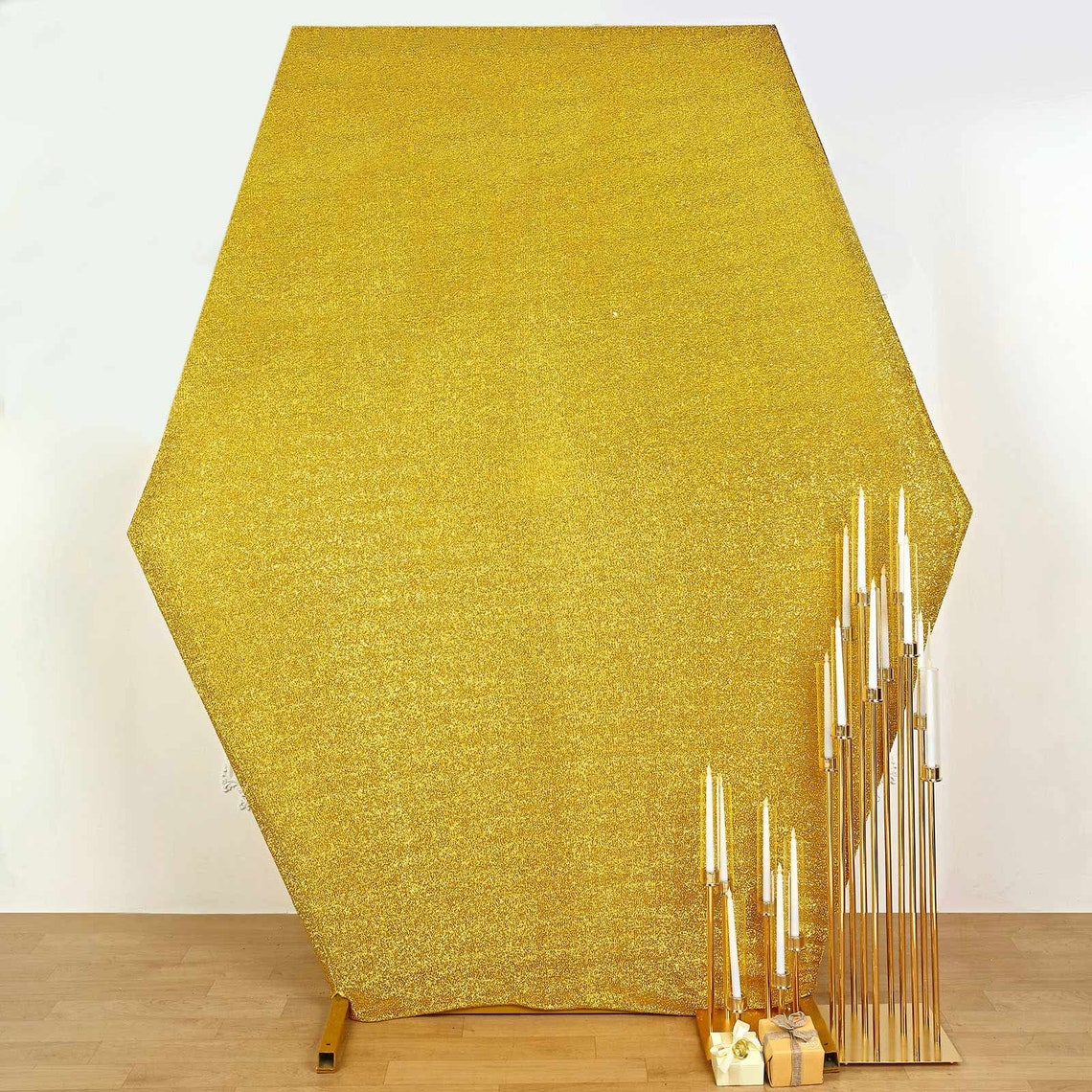 8ft Gold Wedding Arch Backdrop Cover Photography Backdrop - Etsy