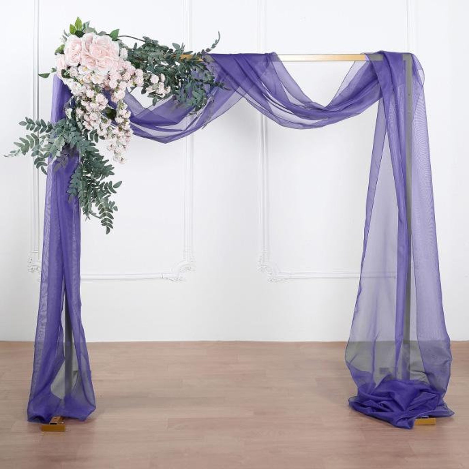Sheer Organza Curtain Panels Window Scarf Valance Curtains - Etsy
