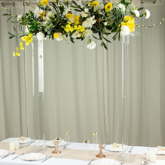 Acrylic Wedding Centerpieces Tall Wedding Centerpieces Flower Vases