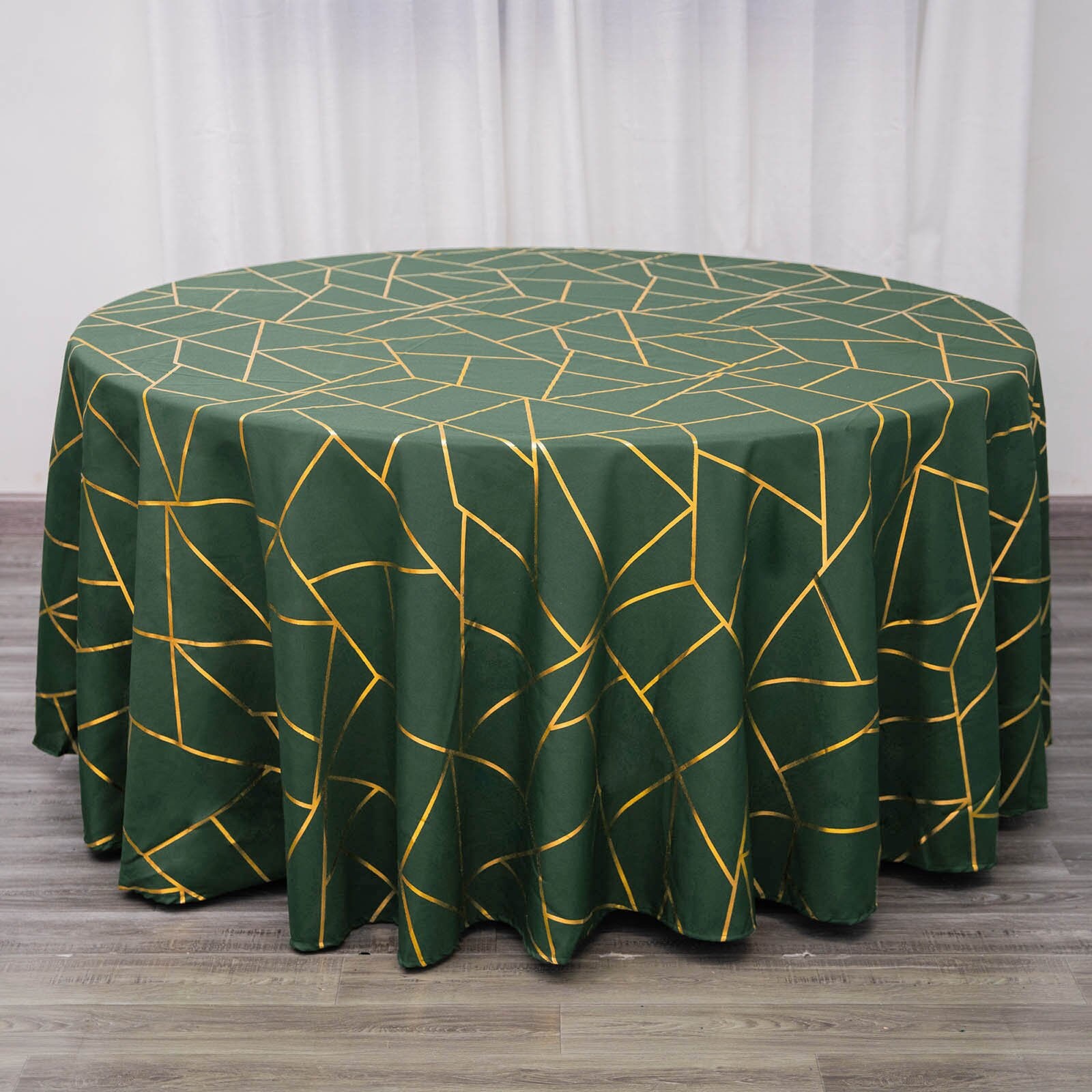 120 Round Polyester Tablecloth Hunter Emerald Green - Etsy