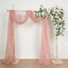 7.4ft Natural Birch Wood Wedding Arch, Square Backdrop Stand ...