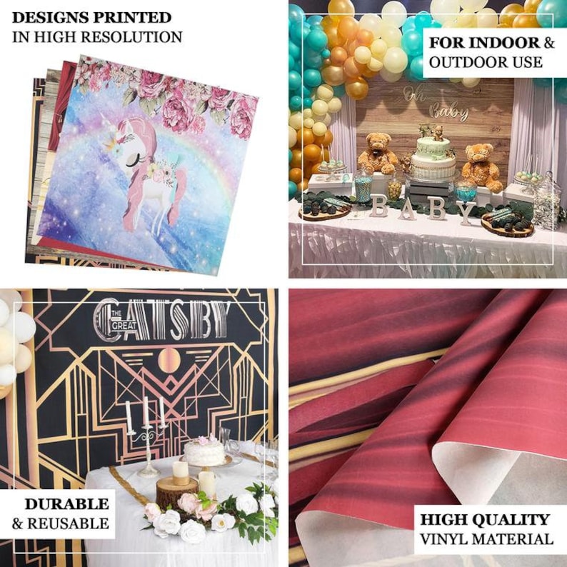 8ftx8ft Hanging Flower Vinyl Party Backdrop Flower Theme - Etsy