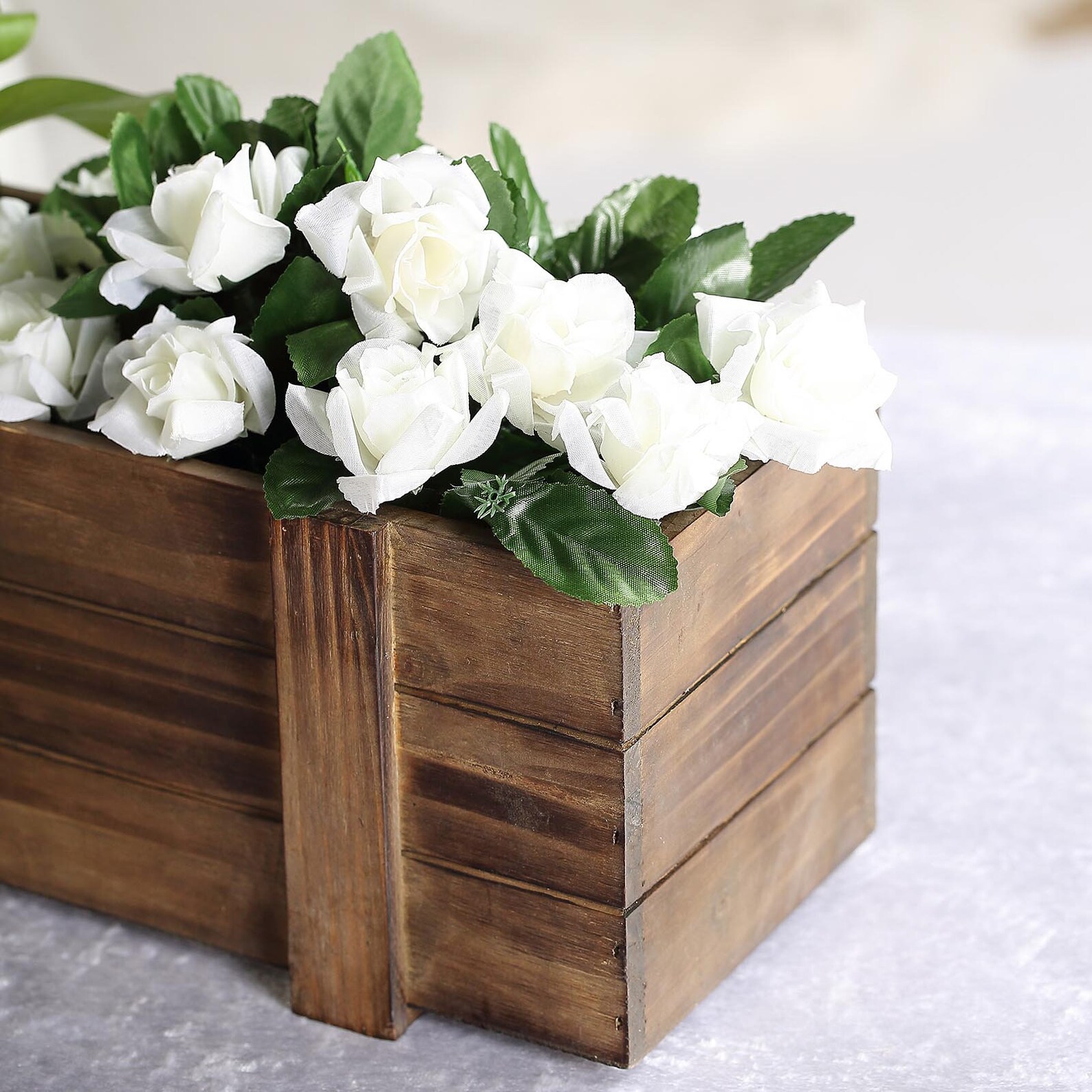 Wood Planter Box, Rustic, Centerpiece, Succulent, Wedding, Herb Box ...