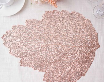 Rose Gold Table Mats - Etsy