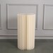 32 Ivory Wedding Props Stage Origami Round Pillar Set Baby Shower Decor ...