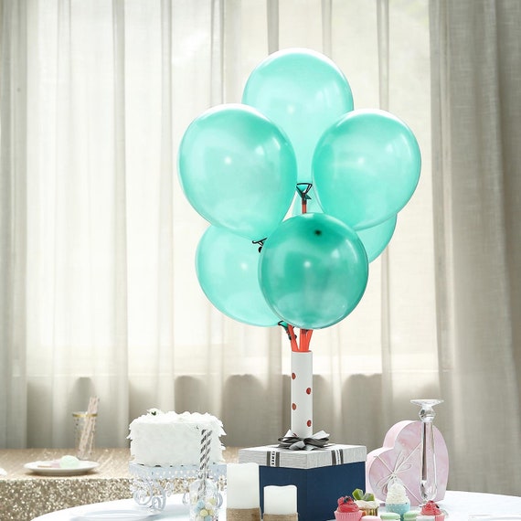 25 Pack 12 Turquoise Pearl Balloons Water Air Helium | Etsy