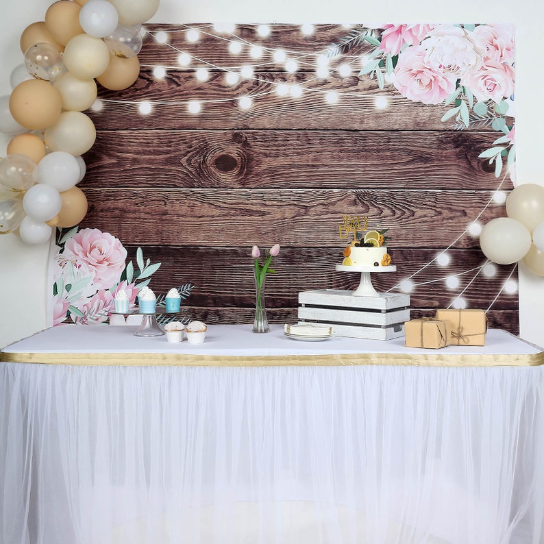 5ftx7ft Wood Vinyl Party Backdrop Wooden Floor Board Photo | Etsy