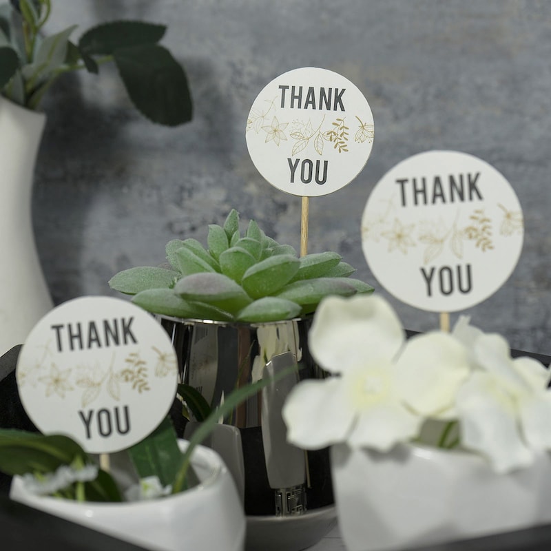 Thank You Tags 50 Pack - Etsy