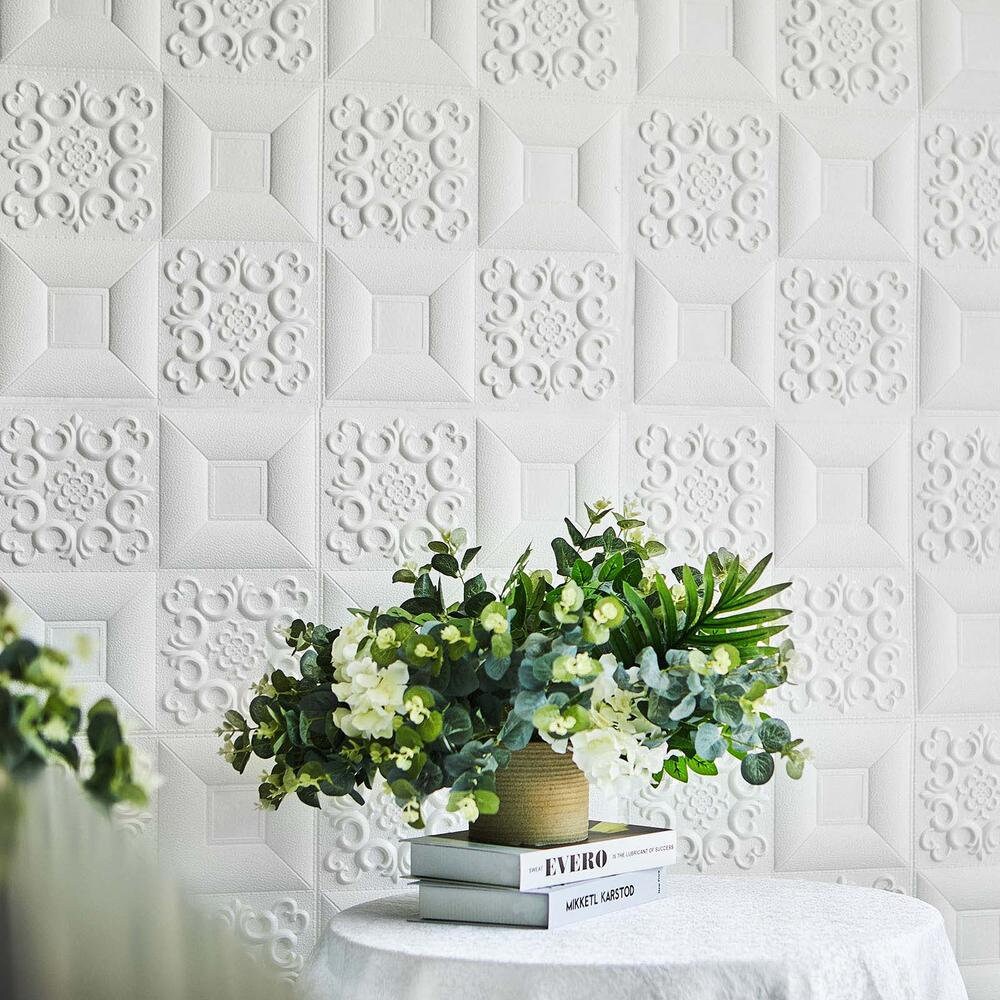 10 Pack 3D Wall Panels Self Adhesive Decorative Wall Tiles - Etsy