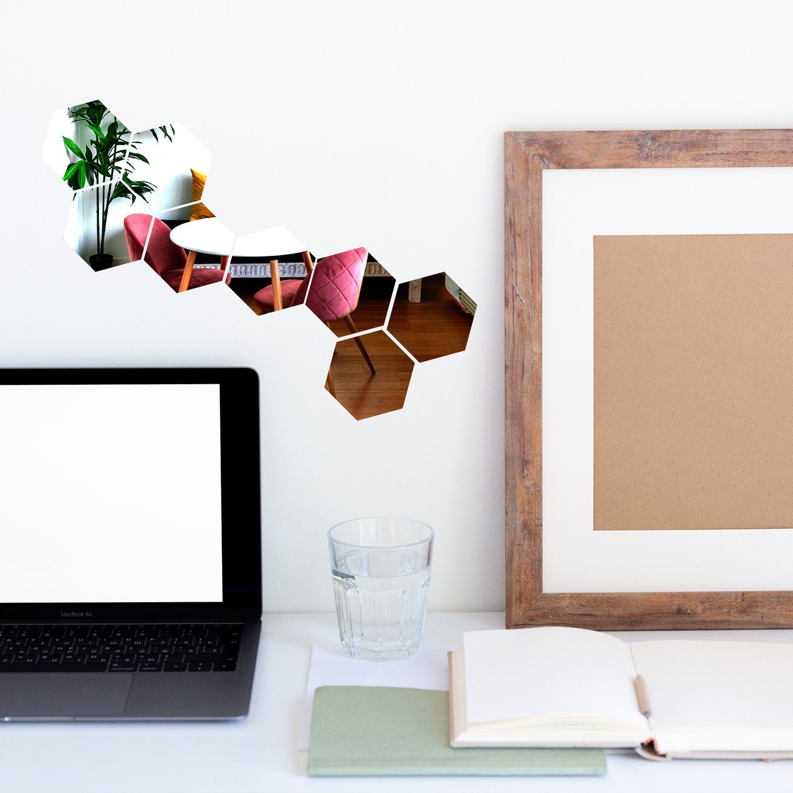 12 Hexagon Mirror Wall Decal Wall Stickers Acrylic Mirror for - Etsy