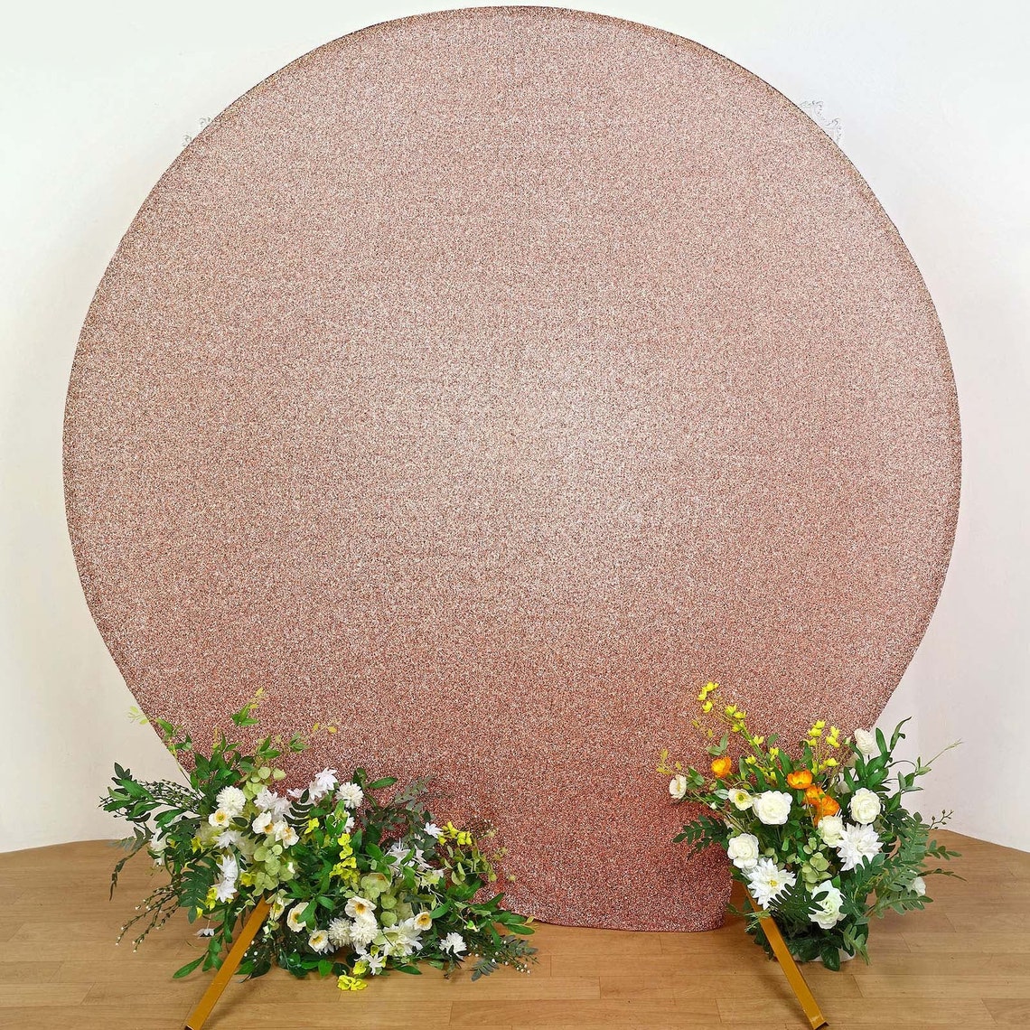 7.5ft Blush Rose Gold Wedding Arch Cover Double Sided - Etsy