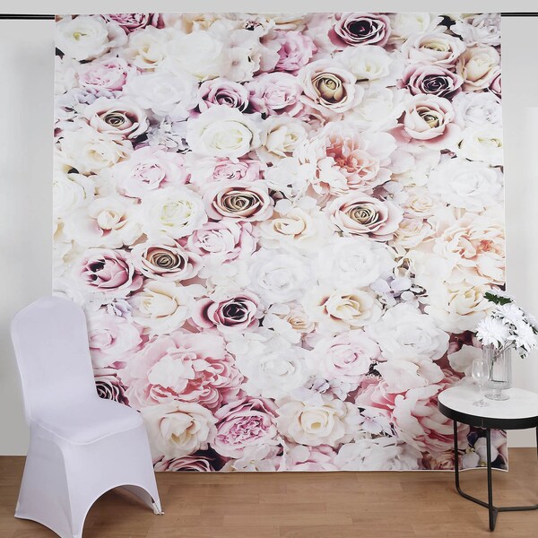 Flower Wall Photo Booth Backdrop - Etsy