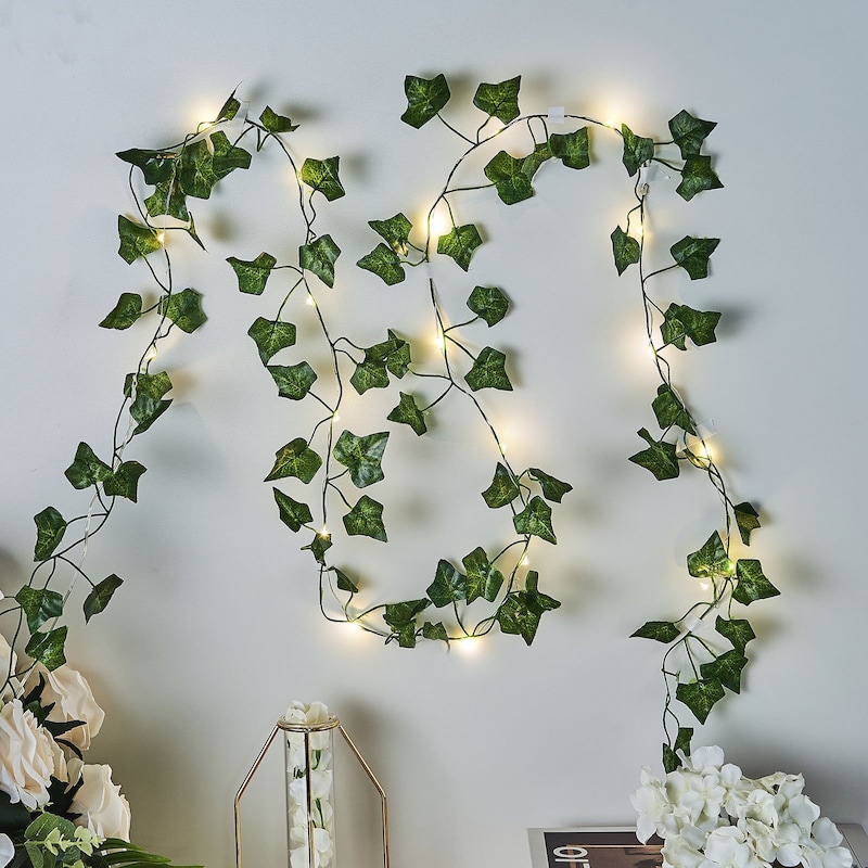 Rustic Leaf String Light - Etsy