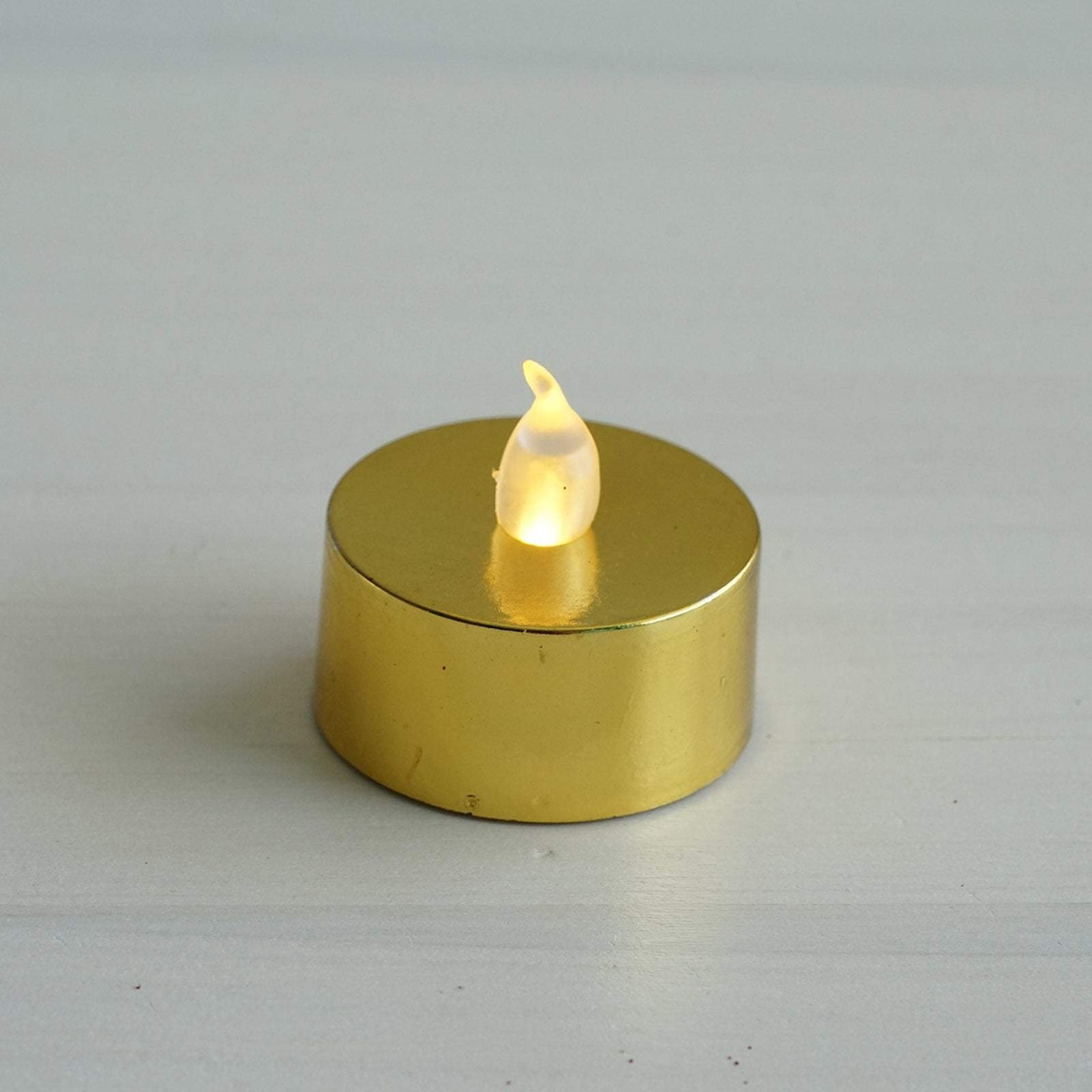 Metallic Gold LED Candles, Flameless Candles, LED Party Candles ...