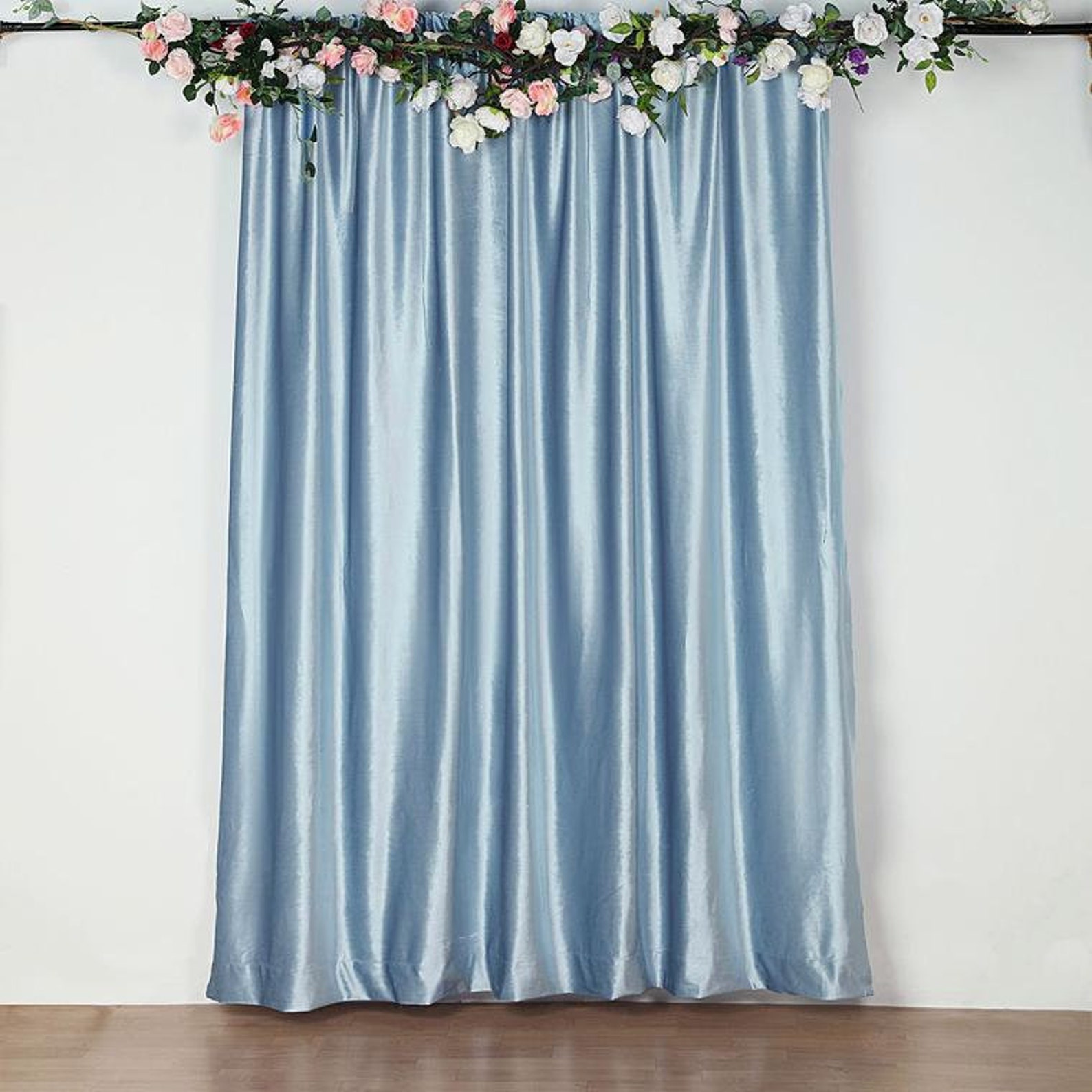 Dusty Blue Velvet Backdrop Photo Booth Backdrop Velvet | Etsy