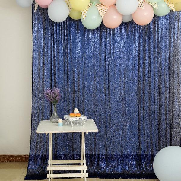 Navy Blue Sequin Backdrop - Etsy