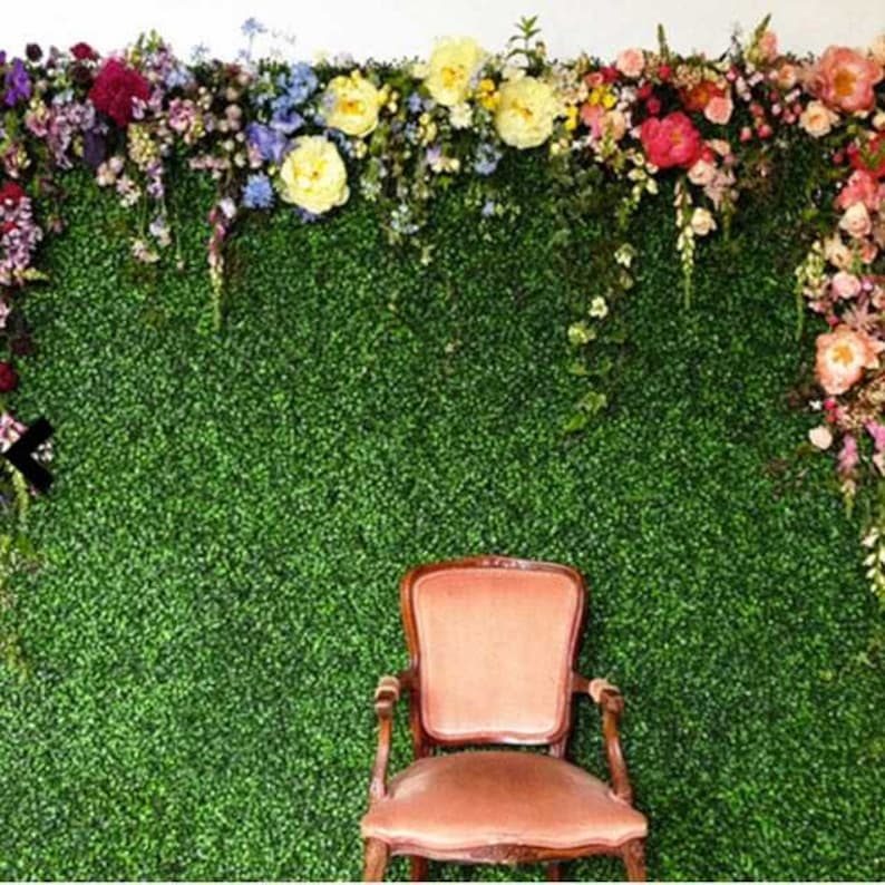 4 Grass Panels Grass Backdrop Wedding Backdrop Baby Shower - Etsy