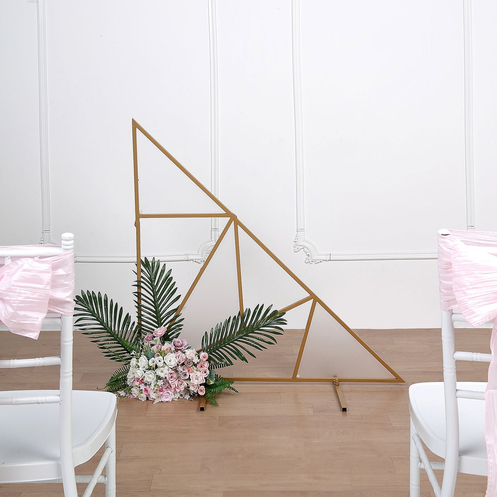 3ft Tall Gold Metal Geometric Wedding Backdrop Stand Metal - Etsy