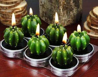 Cactus Tea Lights - Etsy