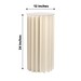 24" Ivory Wedding Props Stage Origami Round Pillar Set Baby Shower ...